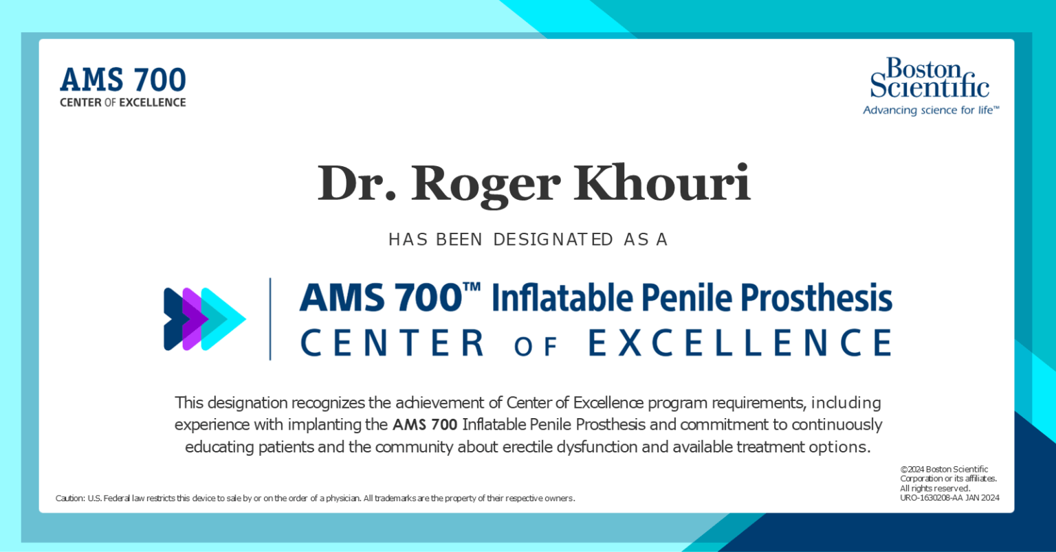 Dr. Roger Khouri | Urologist in Suffolk County, NY